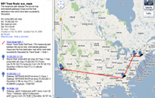 Network Security Application Geolocation Matrix